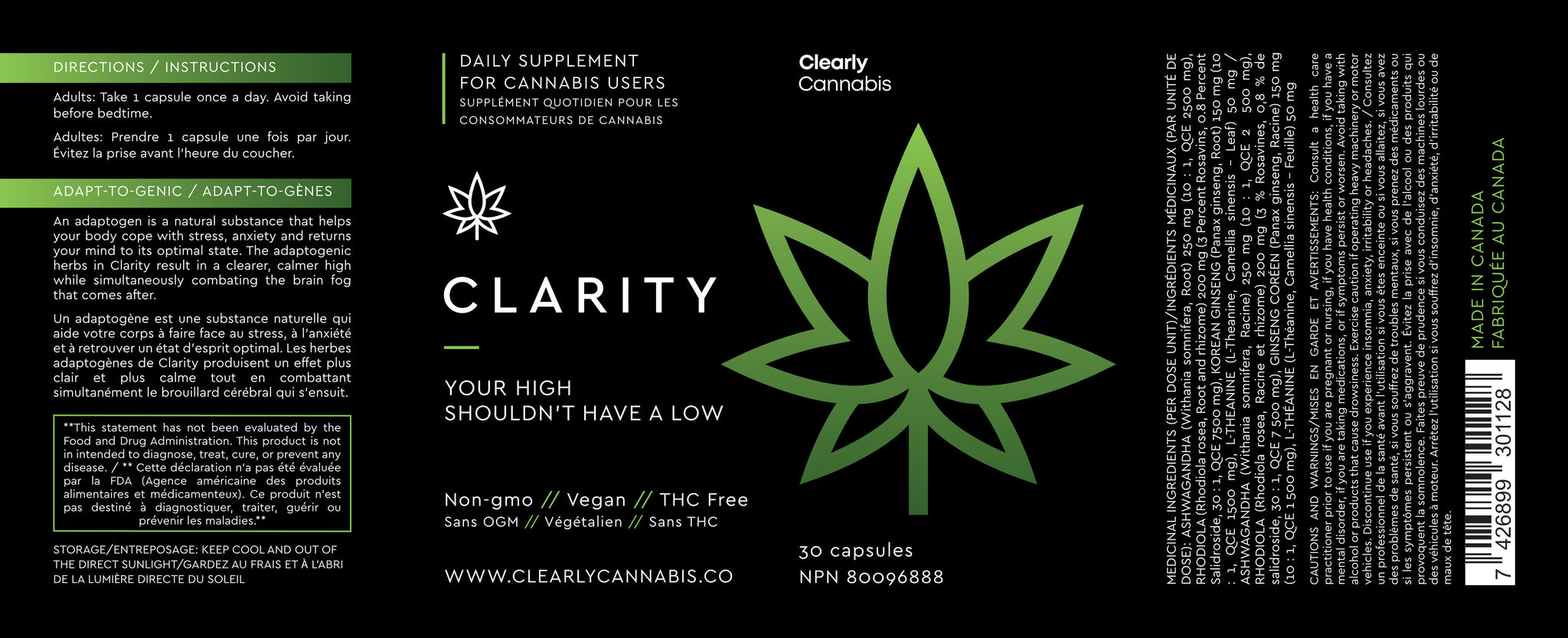 Clarity Adaptogenic Supplement